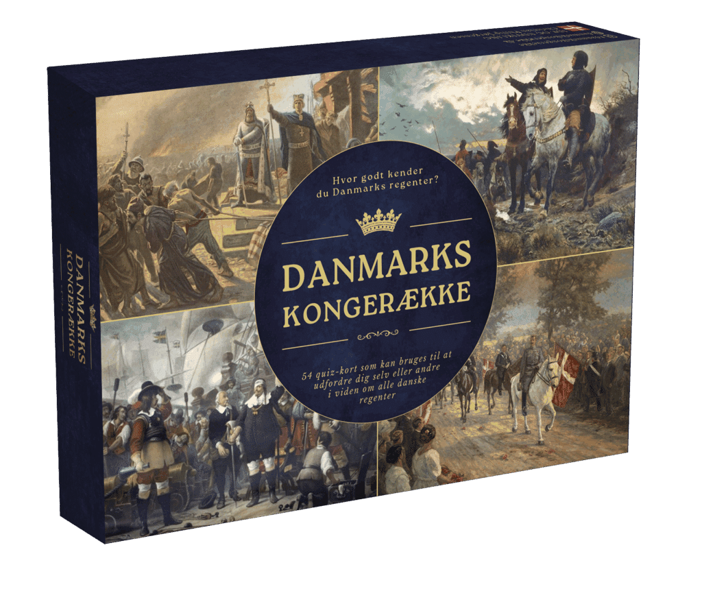 Danmarks kongerække | Quizspil og plakat